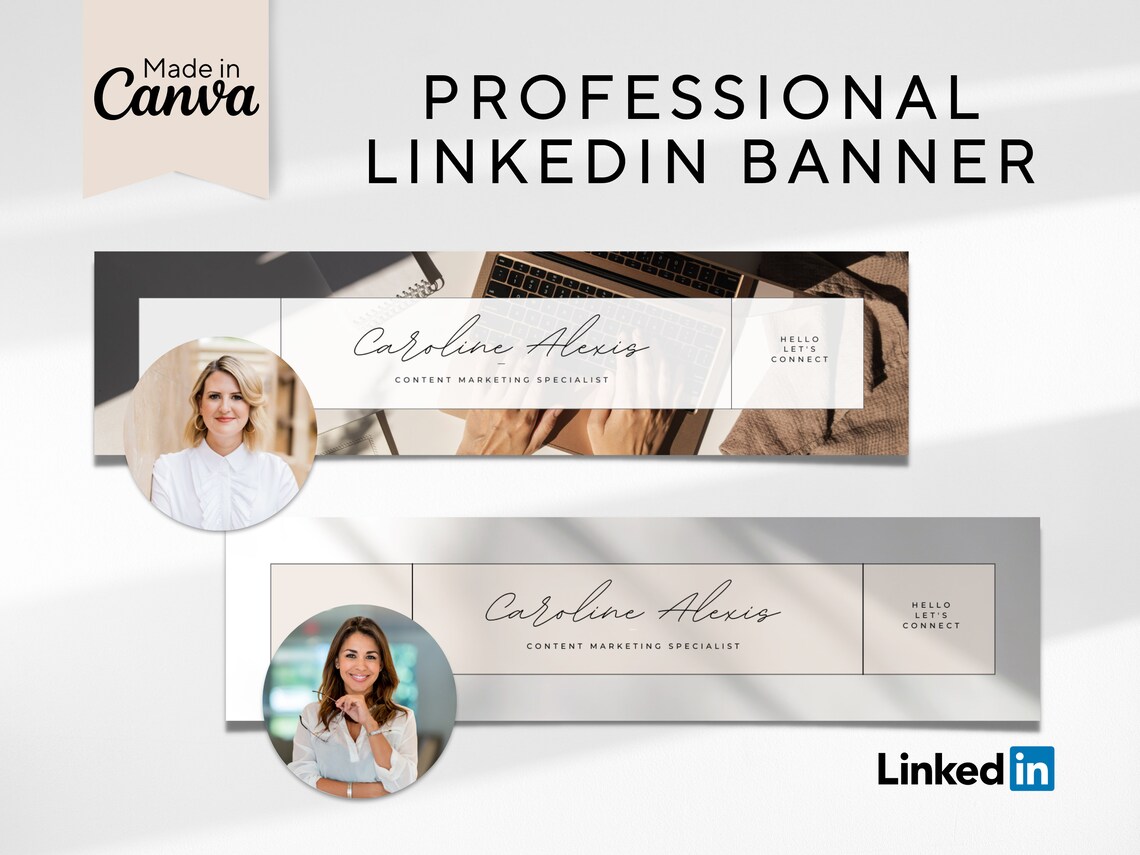 Linkedin Banner Canva Linkedin Branding Linkedin Banner - Etsy