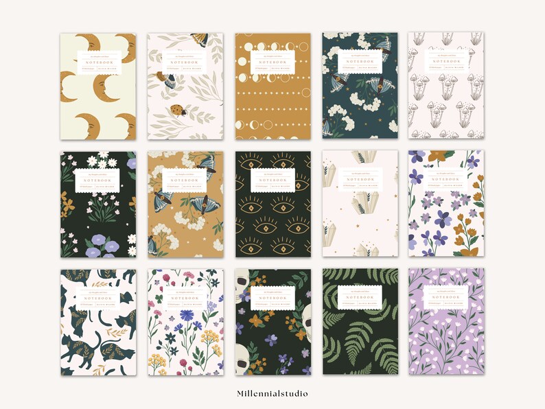 35 Editable Notebook Kdp Covers Template Planner And Journal Cover