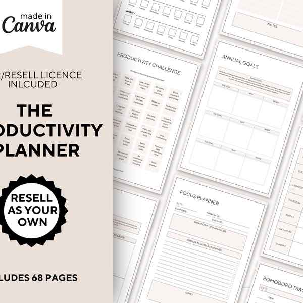 Editable Life Planner - Etsy
