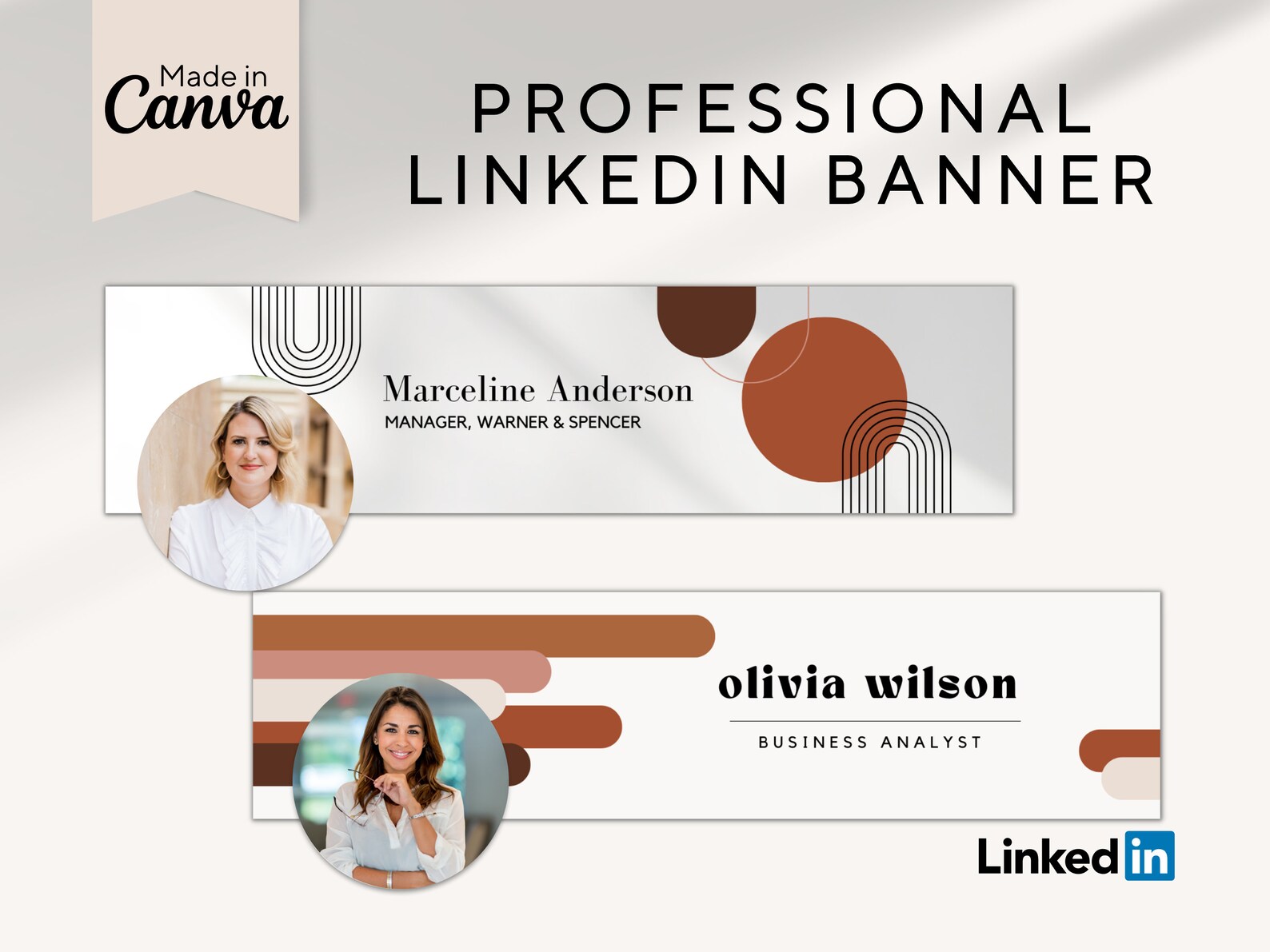 Linkedin Banner Canva Linkedin Branding Linkedin Banner - Etsy