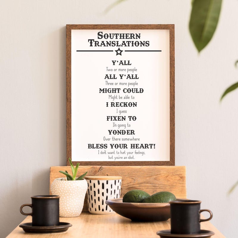 Southern Sign - Etsy