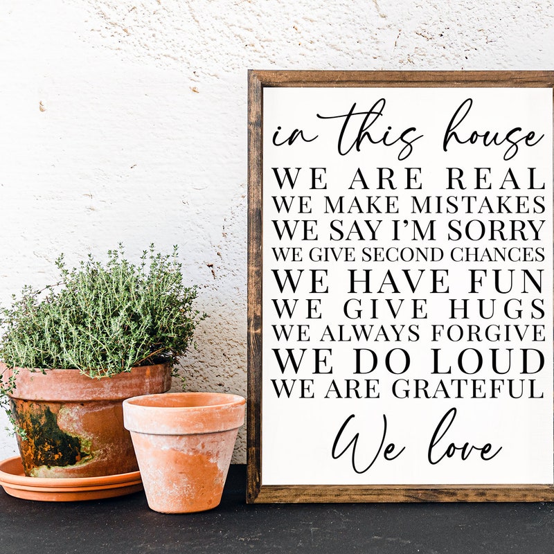 In This House We - Etsy