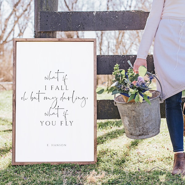 What If I Fall - Etsy