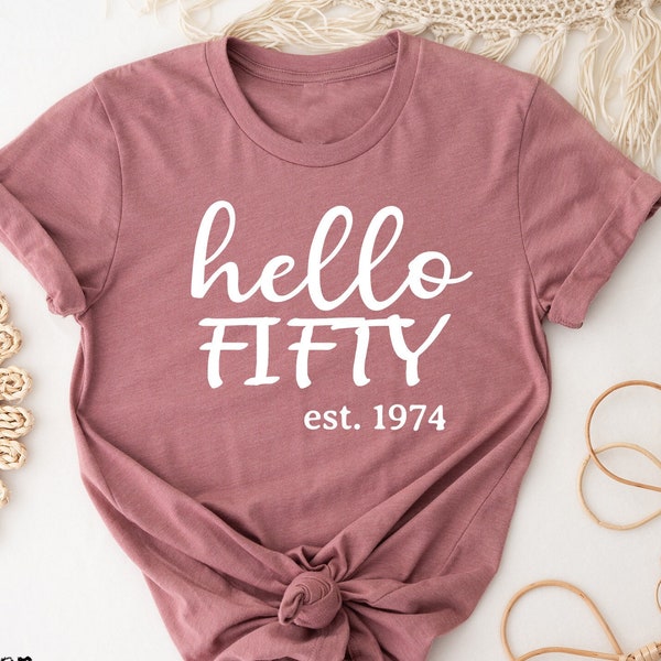 Hello 50 - Etsy