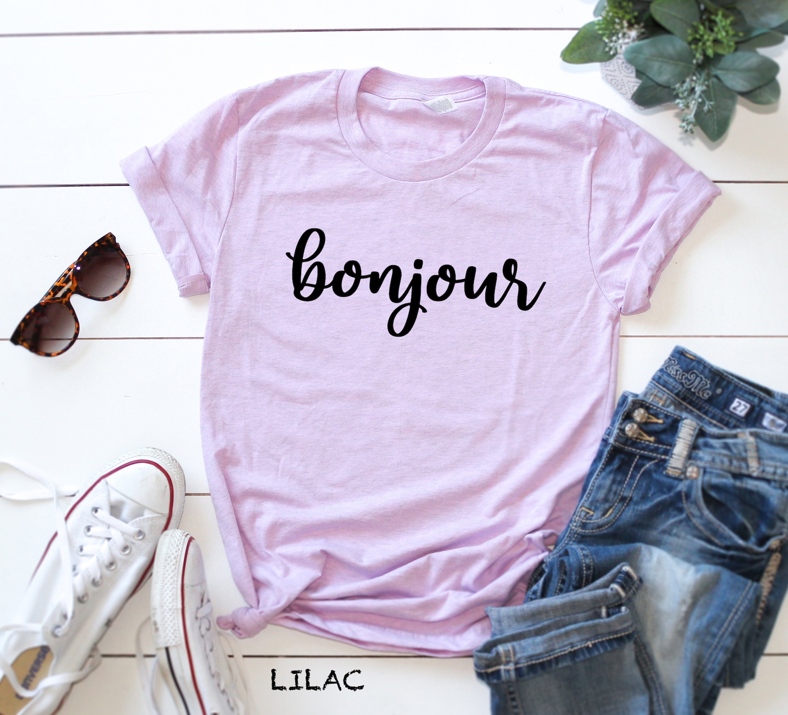 Bonjour Shirt Hello Shirt Bonjour Tee France Shirt Shirts - Etsy