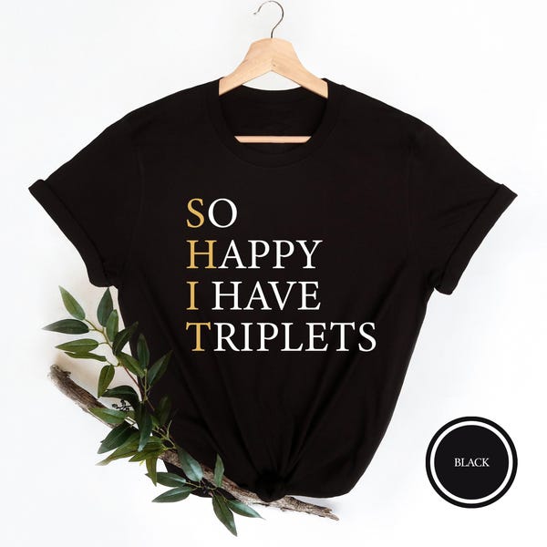 Triplet Mom Shirt - Etsy