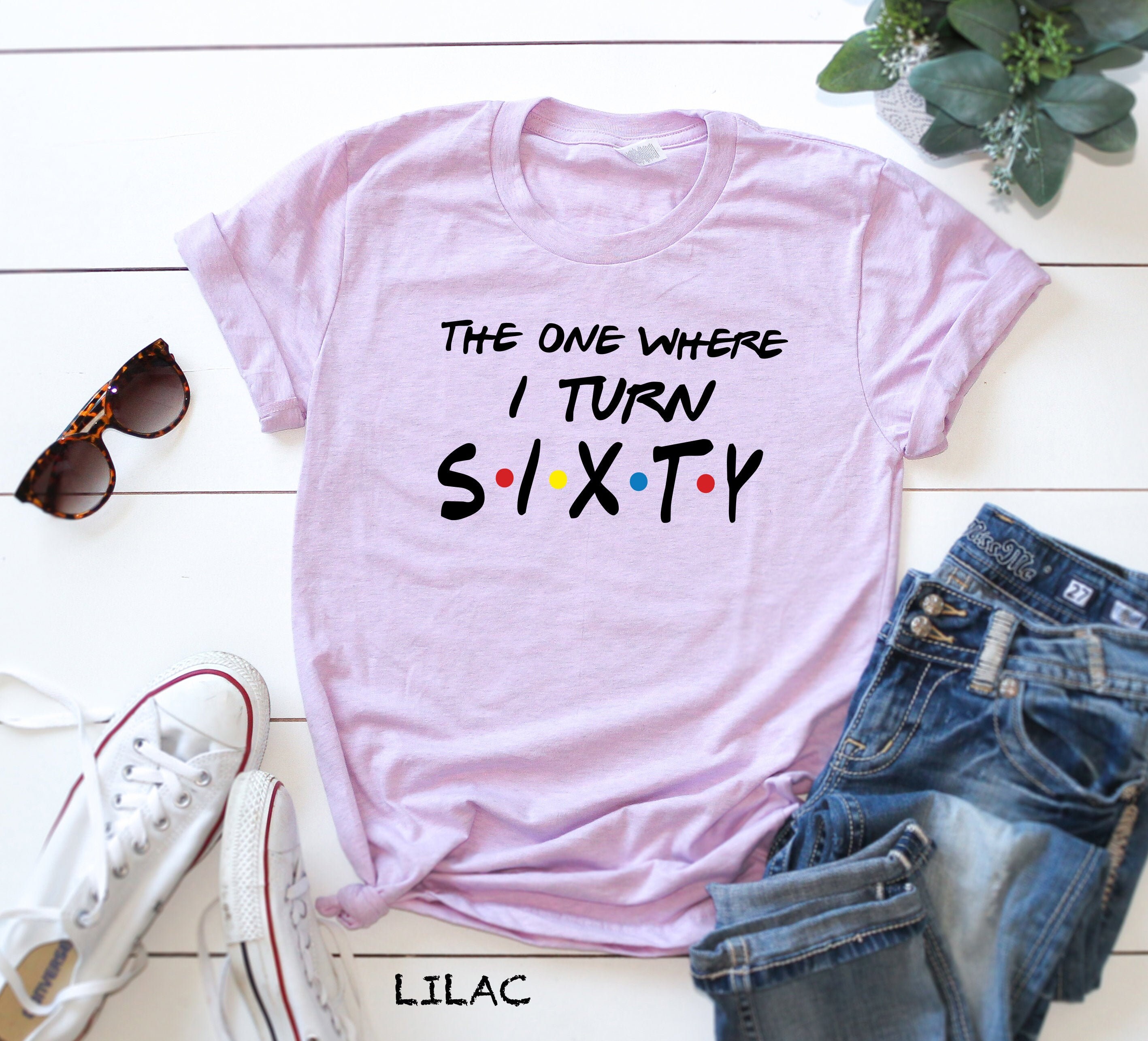 60th Birthday Shirt the One Where I Turn Sixty Cute Birthday | Etsy