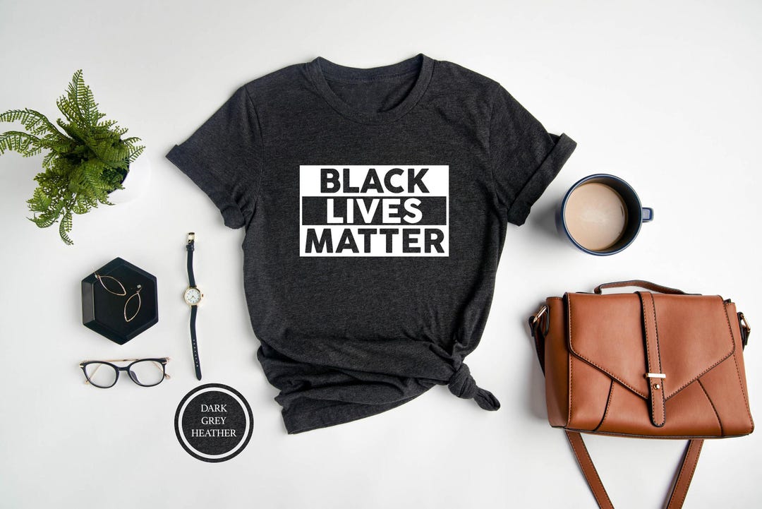 Black Lives Matter Shirt, BLM T-shirt, Human Rights Shirt, Black ...
