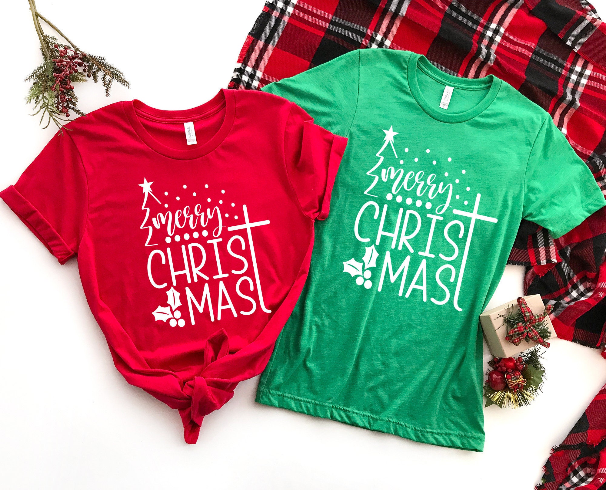 Merry Christmas Shirt Family Christmas Shirts Kids Christmas | Etsy