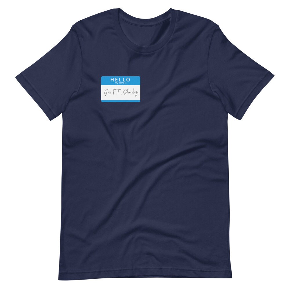 Hello My Name is Gus T.T Showbiz Short-sleeve, Psych Tv Show, Shawn ...
