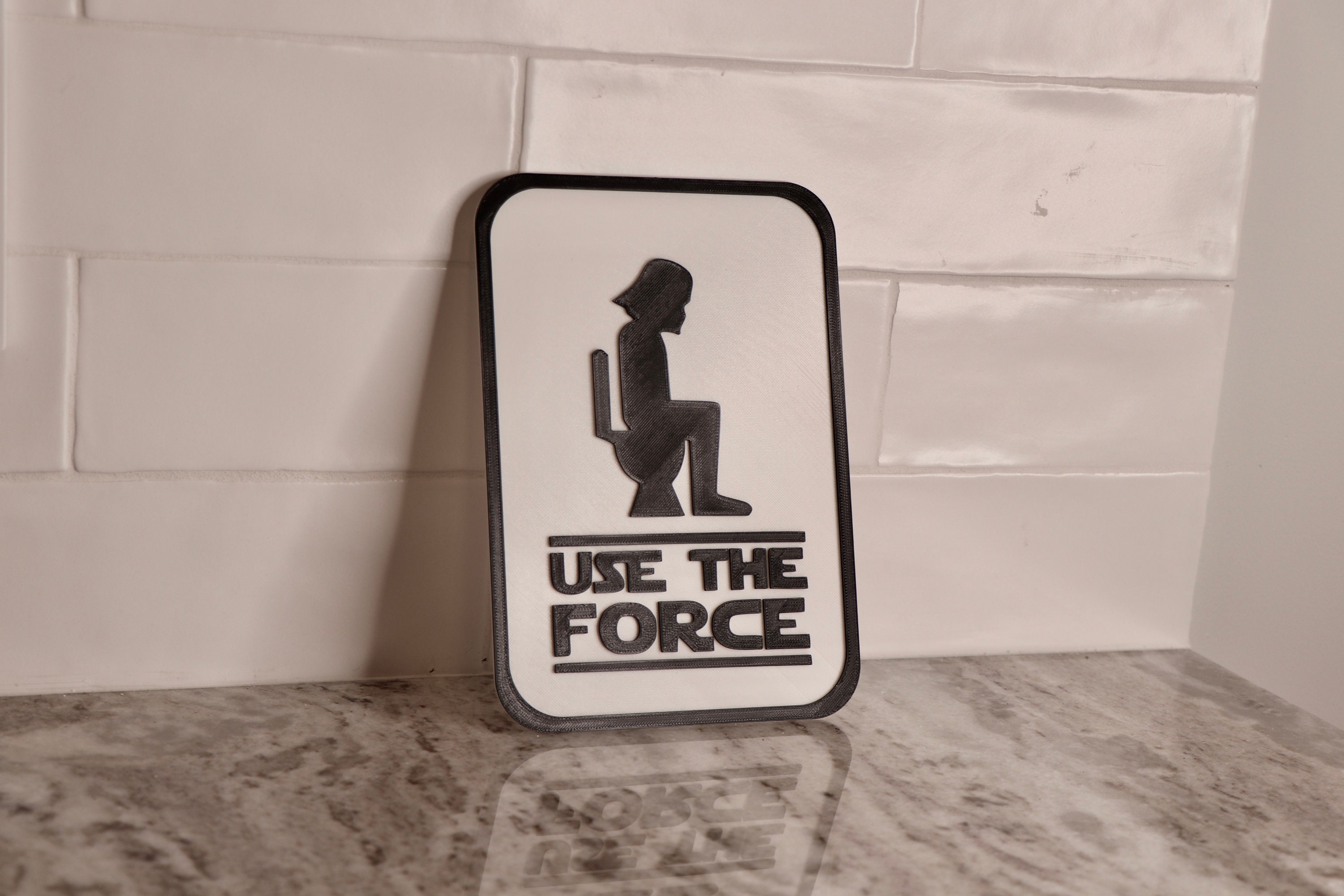 3D Star Wars Sign, Use the Force Sign, Gift for Him, Gift for Husband ...