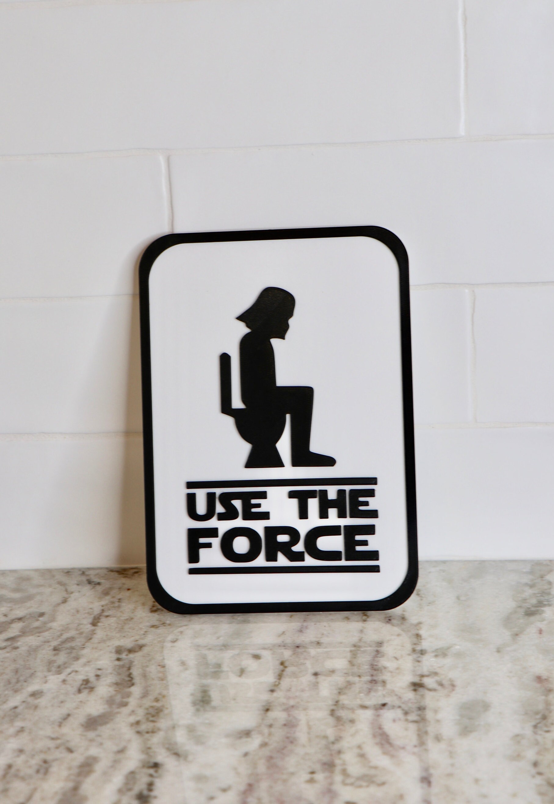 3D Star Wars Sign, Use the Force Sign, Gift for Him, Gift for Husband ...