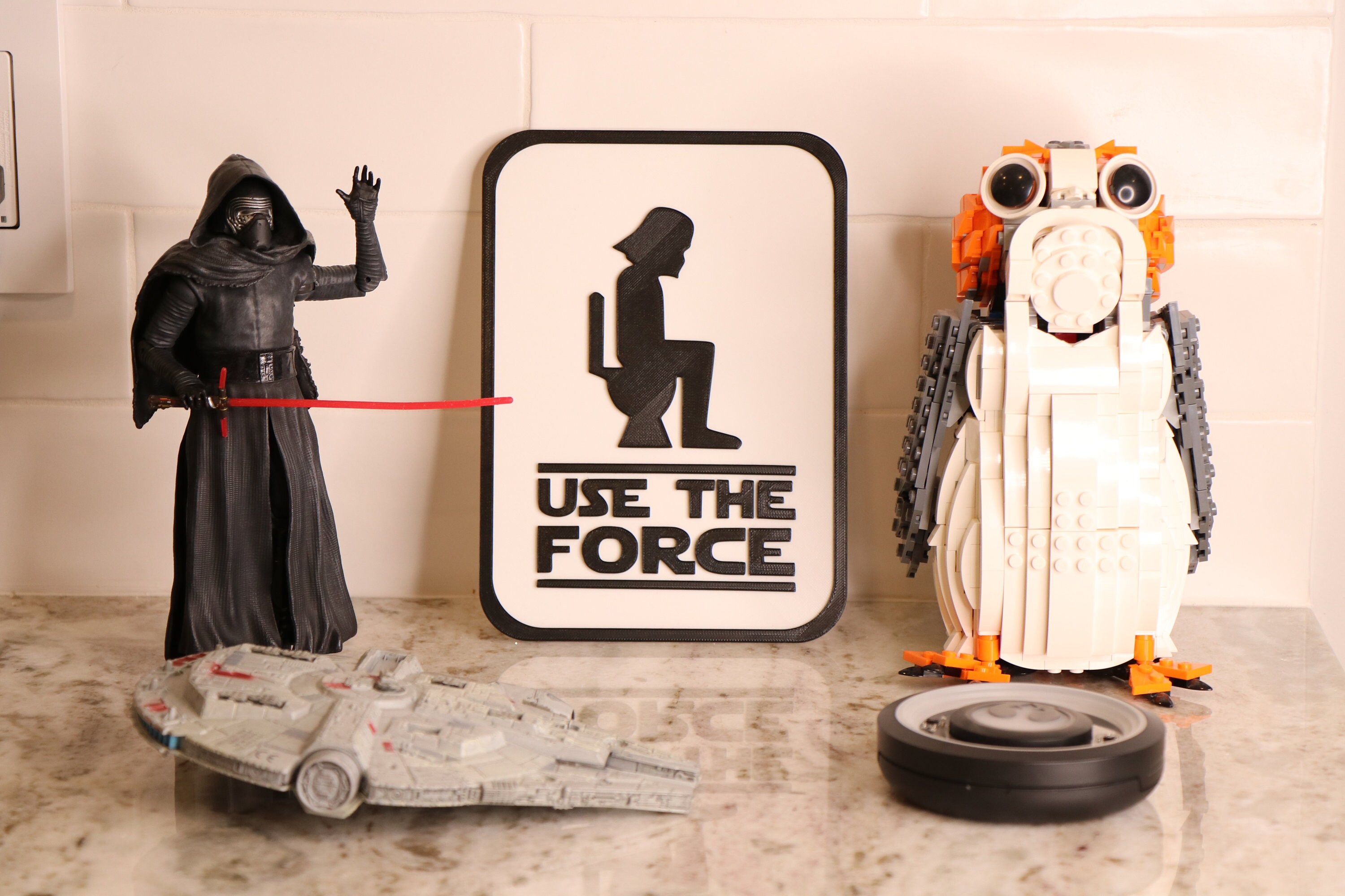 3D Star Wars Sign, Use the Force Sign, Gift for Him, Gift for Husband ...