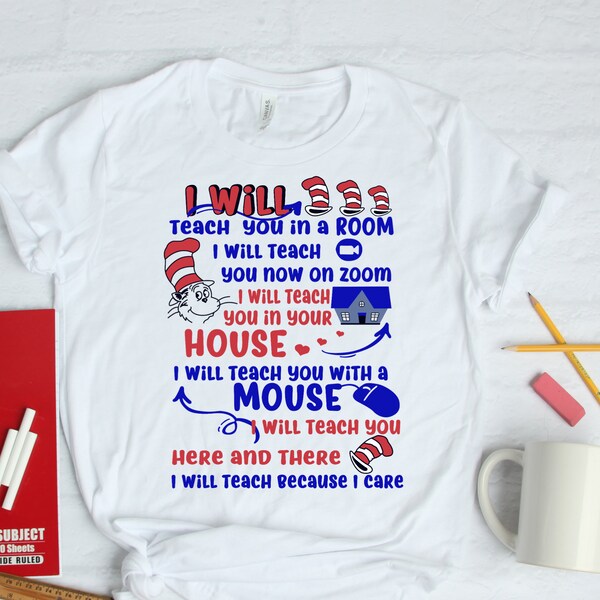 Dr Seuss Teacher Shirt - Etsy