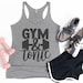 Gym and Tonic Tank, Workout Tanks for Women, Workout Tank, Pound Tank ...