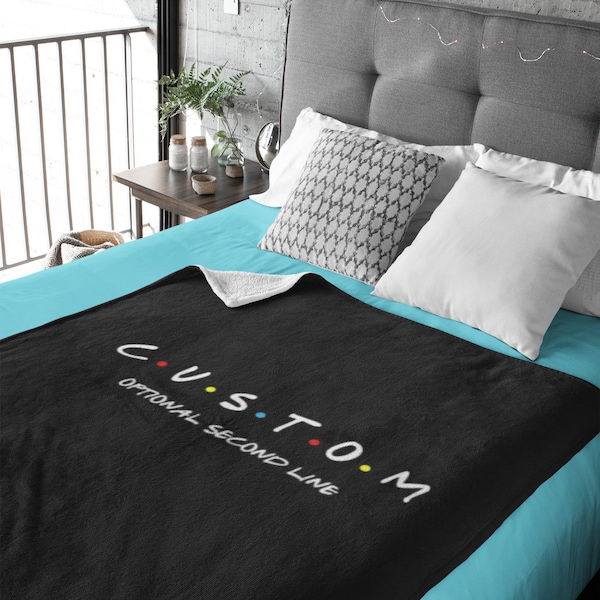 Friends Blanket Tv Show - Etsy