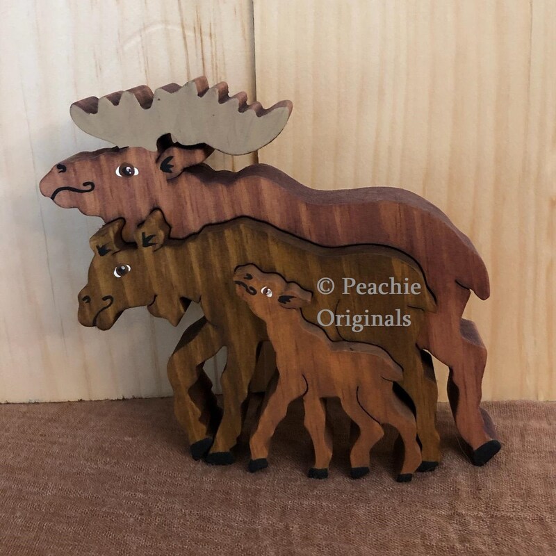 Moose Puzzle - Etsy