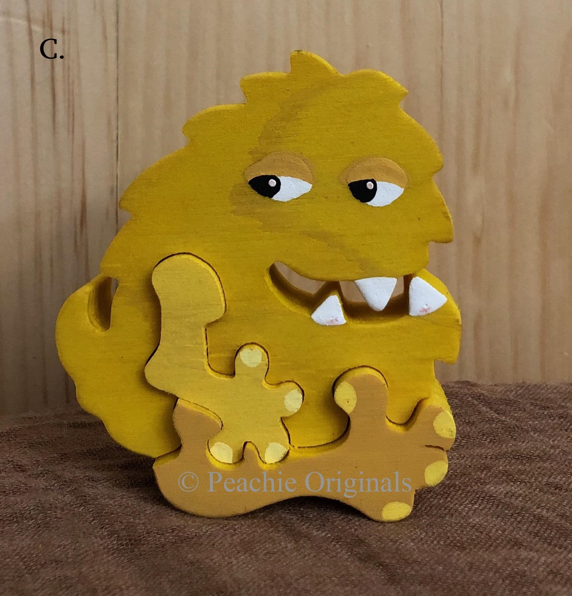 Rainbow Monsters , ( 7 Choices ) , Art Puzzle , Monster Puzzle , Cute ...