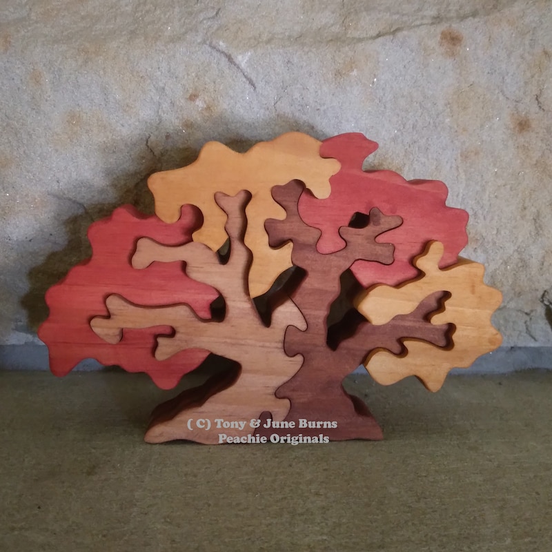 Wood Tree Puzzle - Etsy