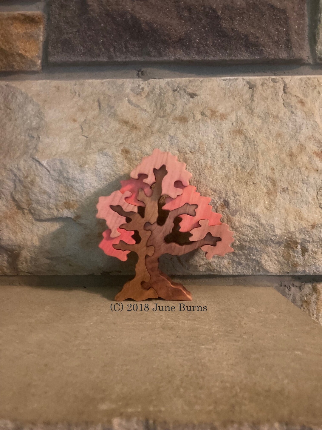 Cherry Tree Puzzle , Art Puzzle , Wood Puzzle, 3-D , Tree Puzzle ...