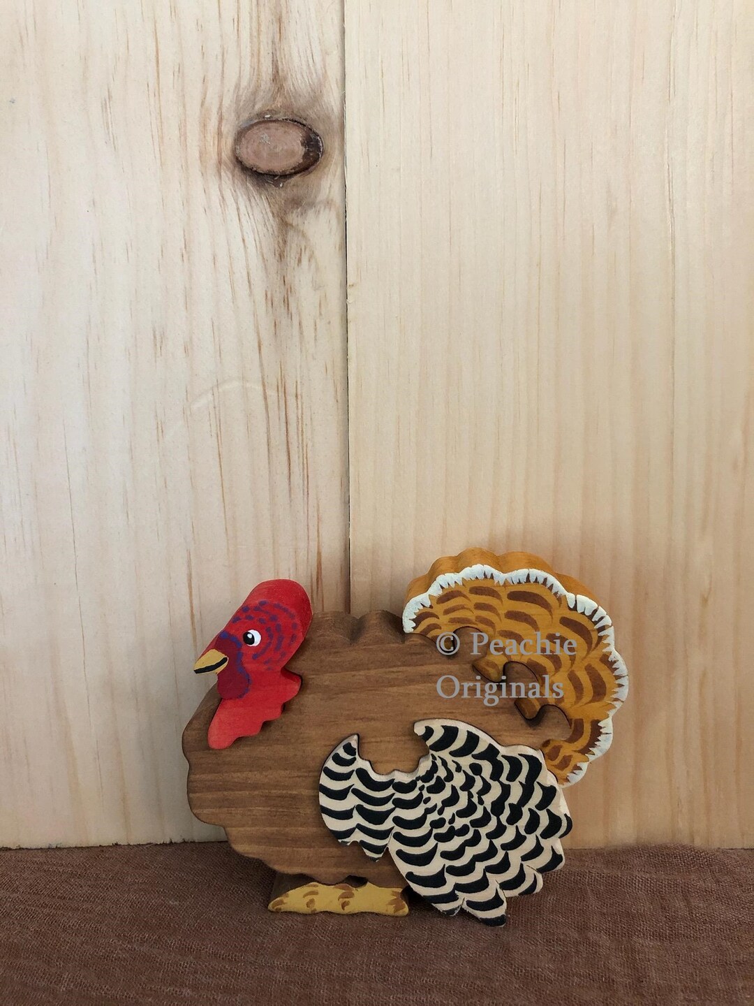 Turkey Puzzle , Thanksgiving Turkey , Art Puzzle , Made in the USA , 3 ...