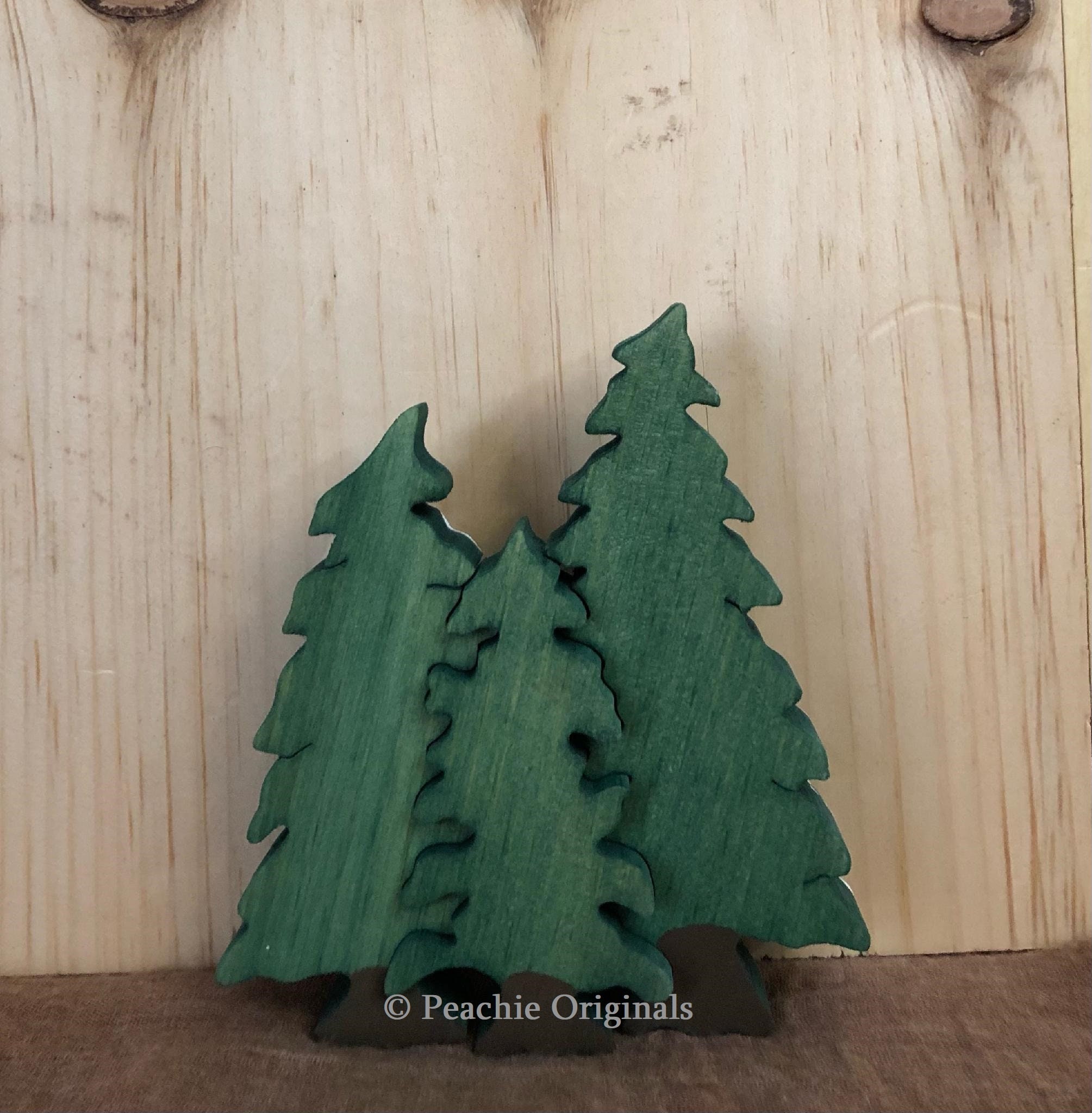 Three Pines Puzzle , Art Puzzle , Wood Puzzle , Made in the USA , Tree ...
