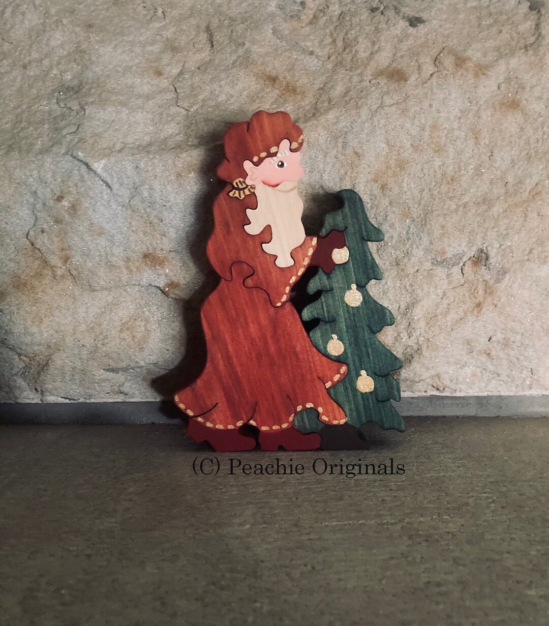 Santa , Original Design , Art Puzzle , Wood Puzzle , Santa Puzzle ...