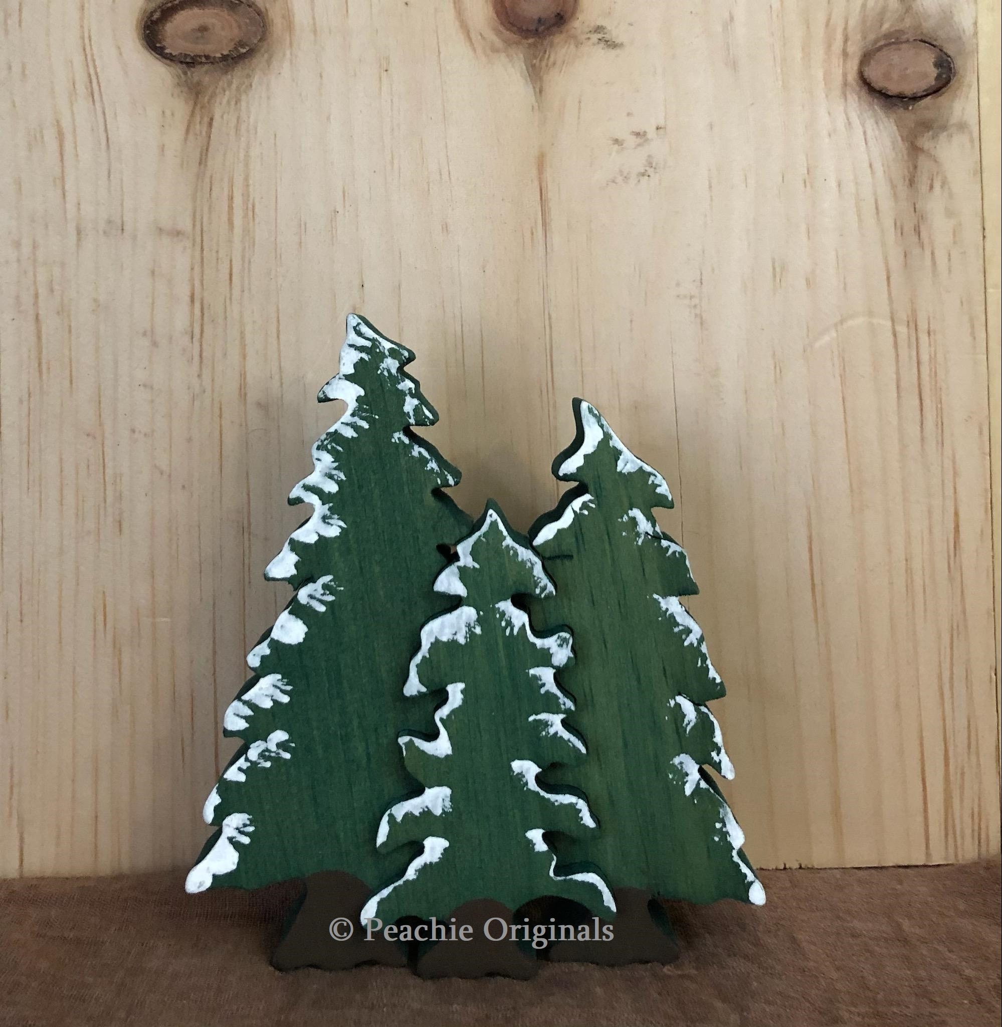 Three Pines Puzzle , Art Puzzle , Wood Puzzle , Made in the USA , Tree ...