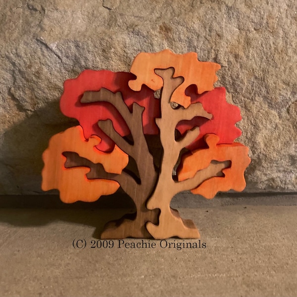 Wood Tree Puzzle - Etsy
