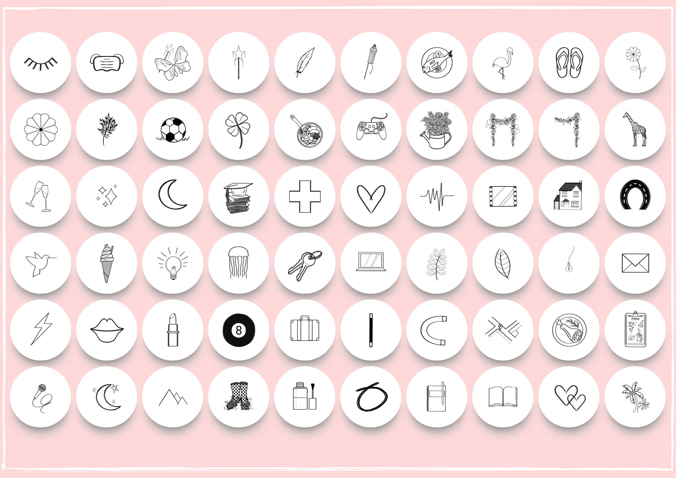 Instagram Highlight Icons, Story Covers, Insta Stories, Bundle ...