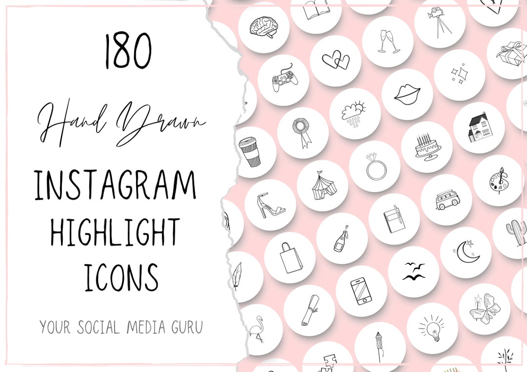 Instagram Highlight Icons, Story Covers, Insta Stories, Bundle ...