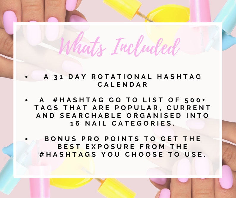 Nails, Instagram, Marketing Hashtags, Branding, Copy & Paste, Social ...