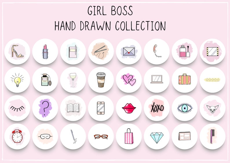 Girl Boss Instagram Highlight Icons Story Covers - Etsy