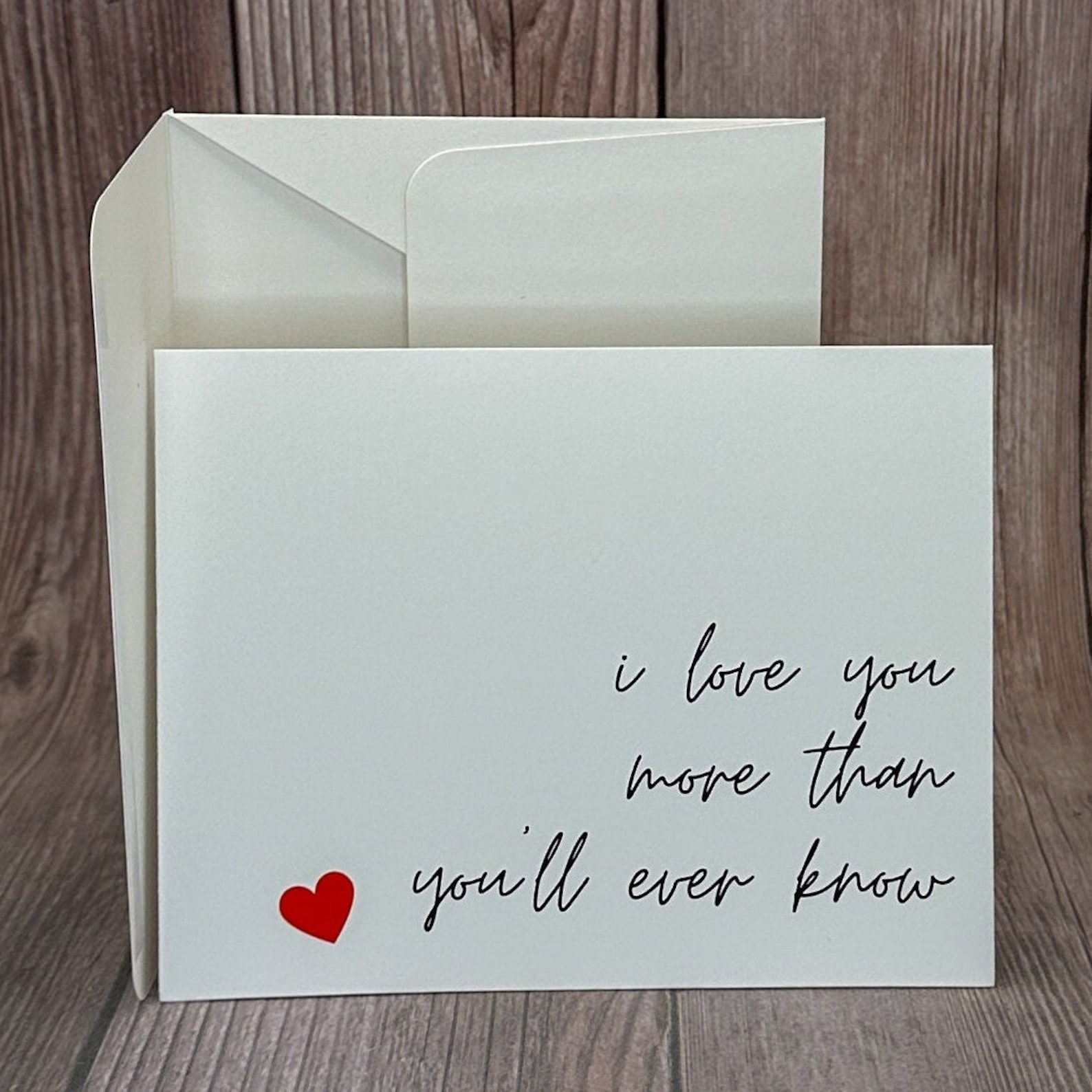 I Love You Card, Anniversary Card, Romantic Card for Boyfriend or ...