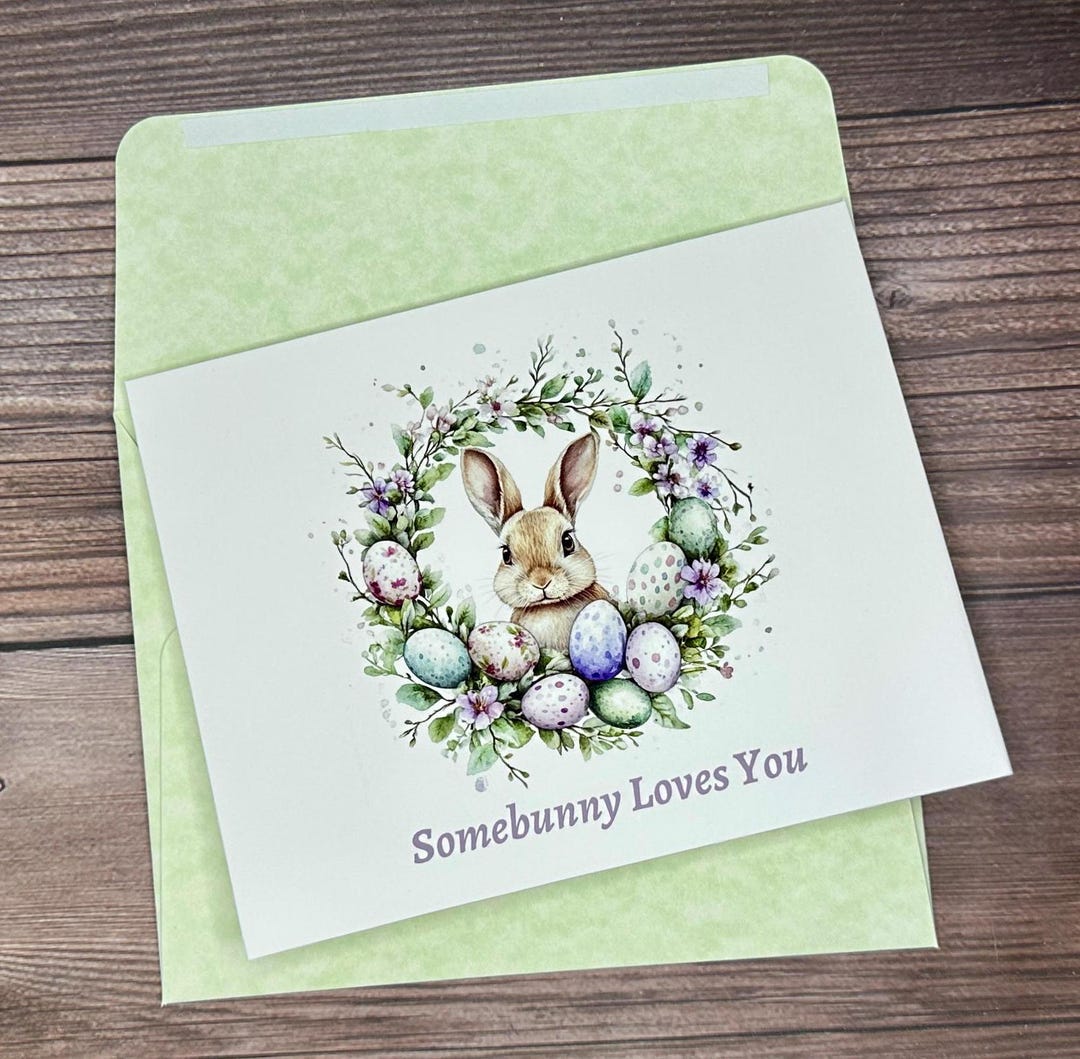 Easter Card, Easter Bunny Card, Easter Love Card, Pun Easter Card ...