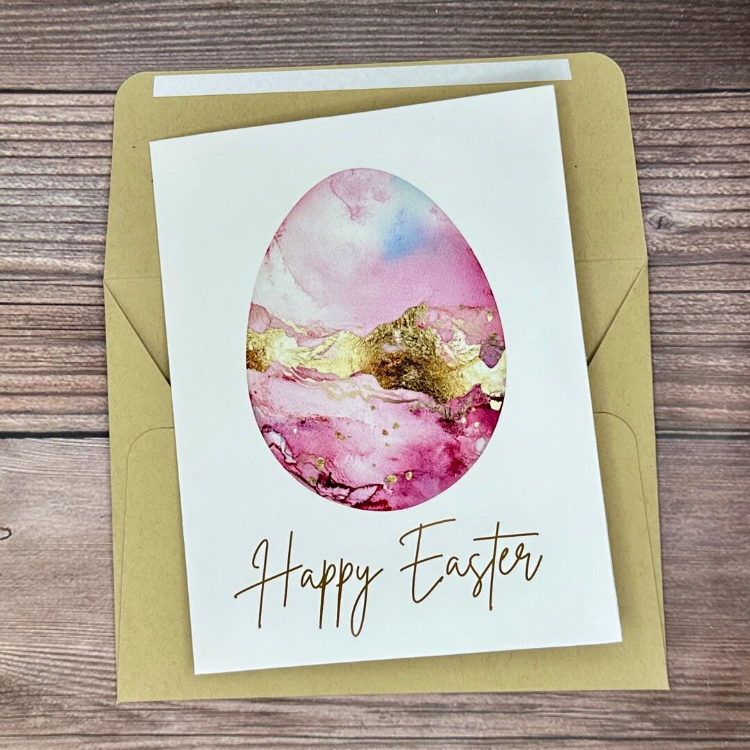 Easter Card, Easter Egg Card, Elegant Easter Card, Happy Easter Card ...