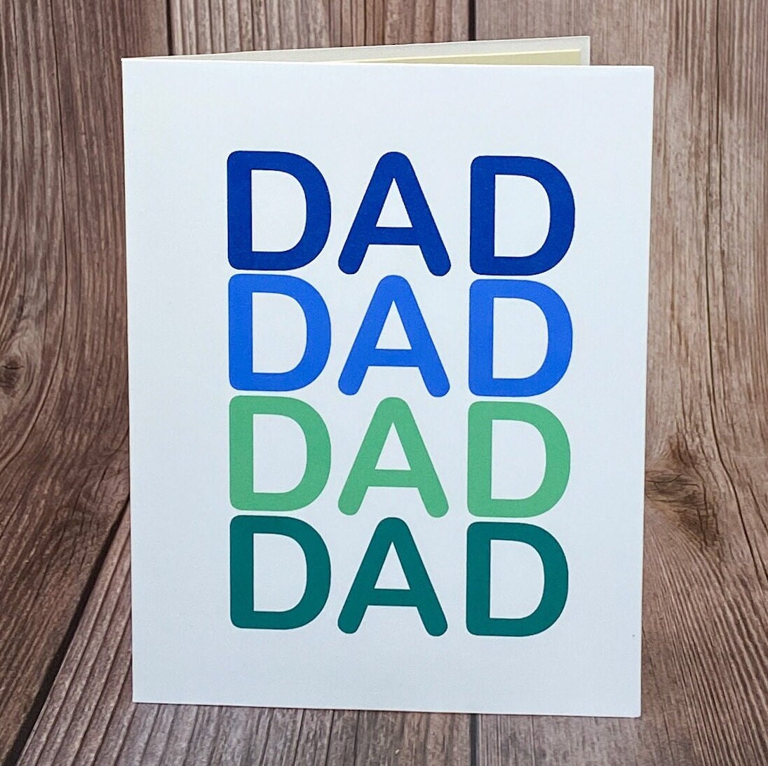 Dad Card, Birthday Card for Dad, Father's Day Card, Thanks Dad Card ...