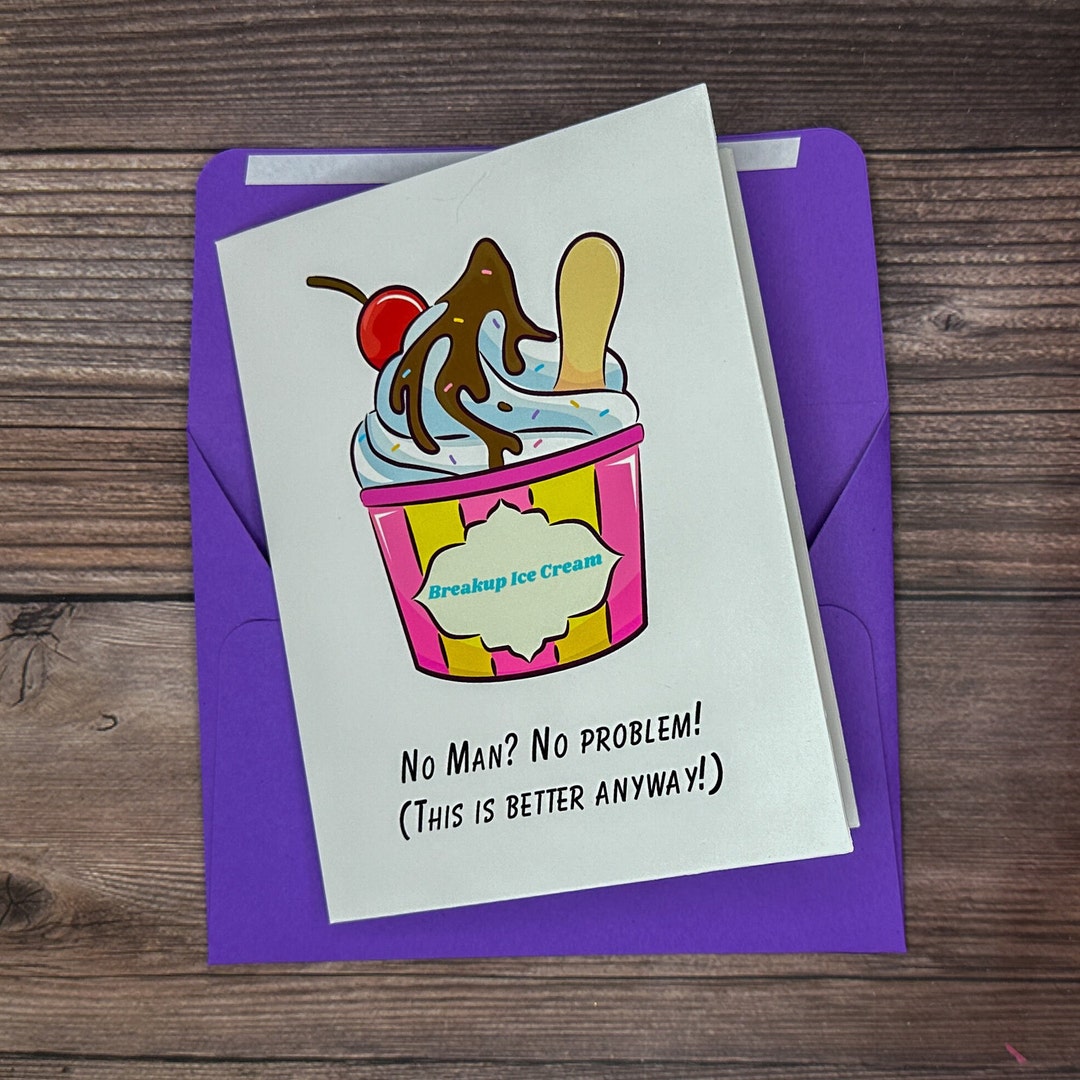 Funny Breakup Card, Funny Divorce Card, Thinking of You Breakup Card ...