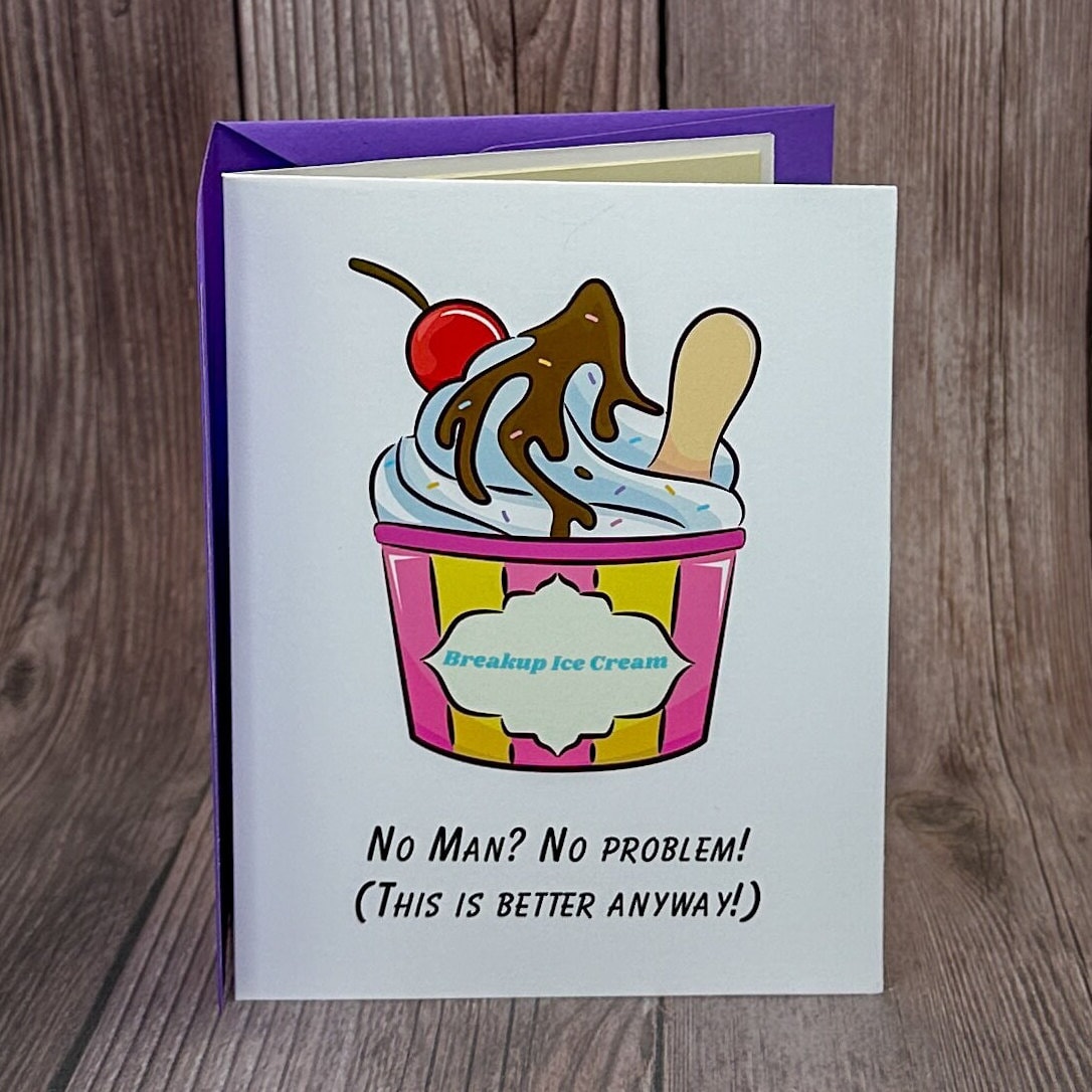 Funny Breakup Card, Funny Divorce Card, Thinking of You Breakup Card ...
