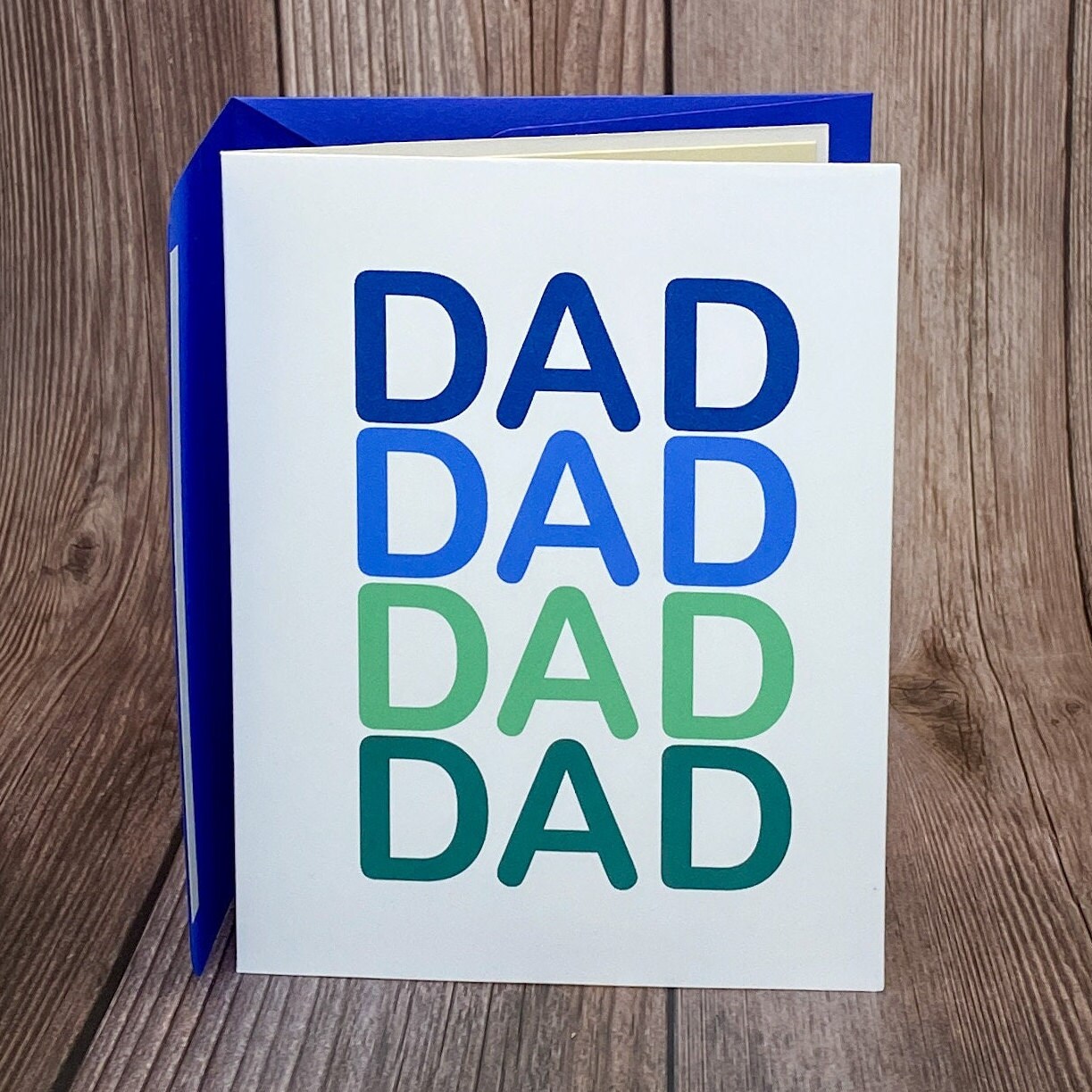 Dad Card, Birthday Card for Dad, Father's Day Card, Thanks Dad Card ...