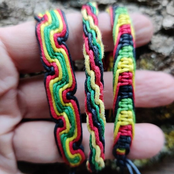 Rasta Bracelet - Etsy