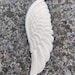 Bone Angel Wing White Hand Carved - Etsy UK