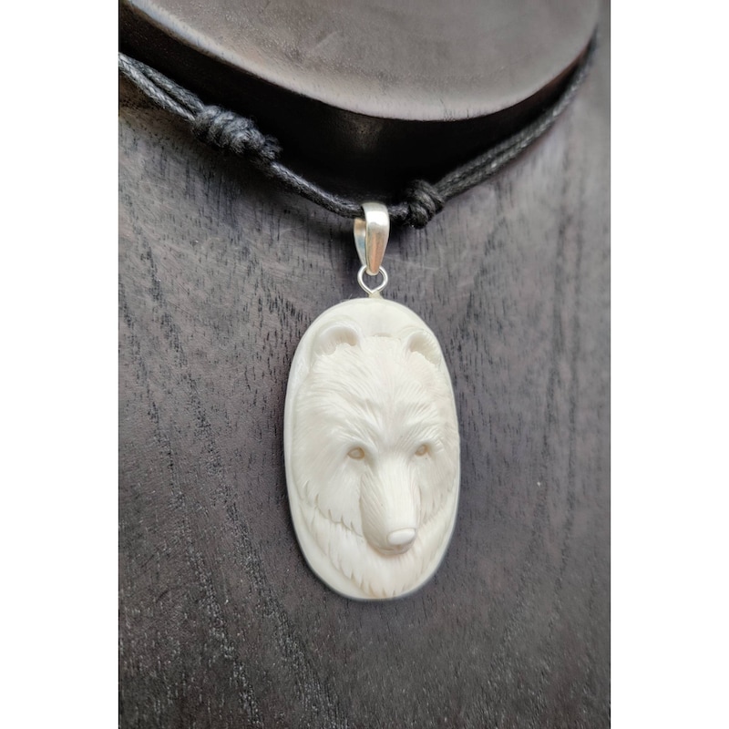 Hand Carved Bone Face - Etsy UK