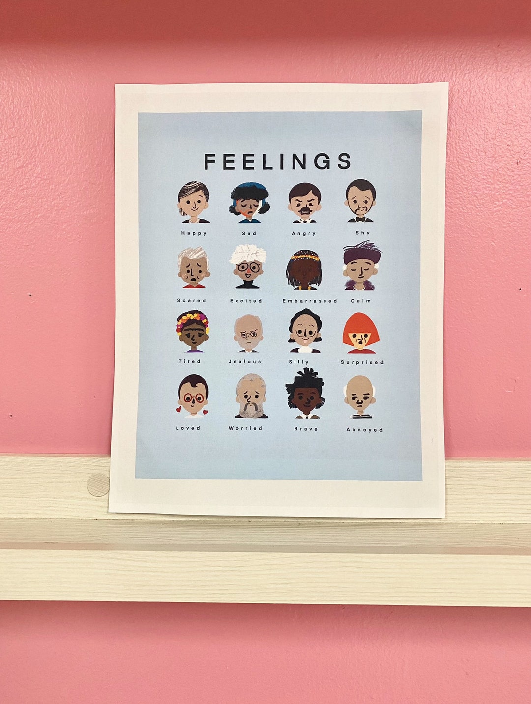 Artists and Feelings Poster | Craft Room Poster | Emotions Poster ...