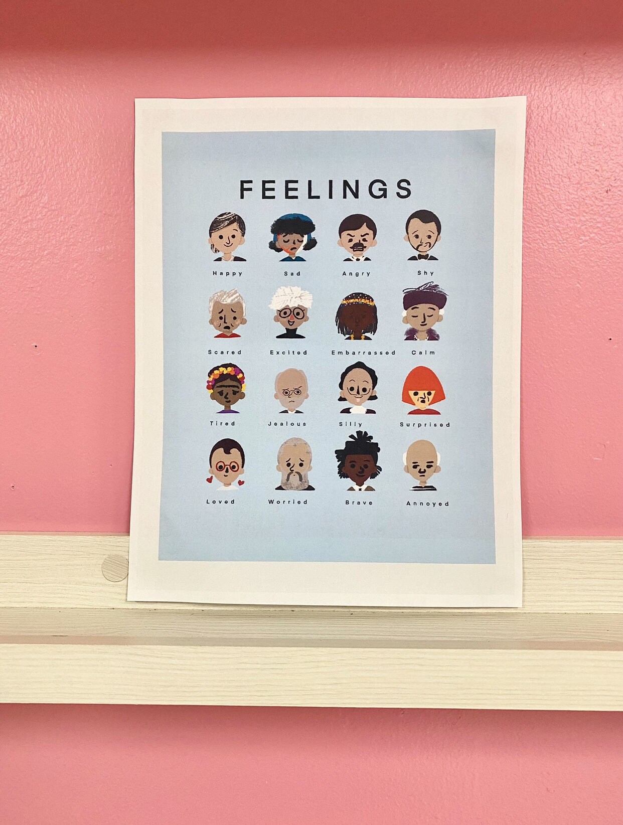 Artists and Feelings Poster | Craft Room Poster | Emotions Poster ...