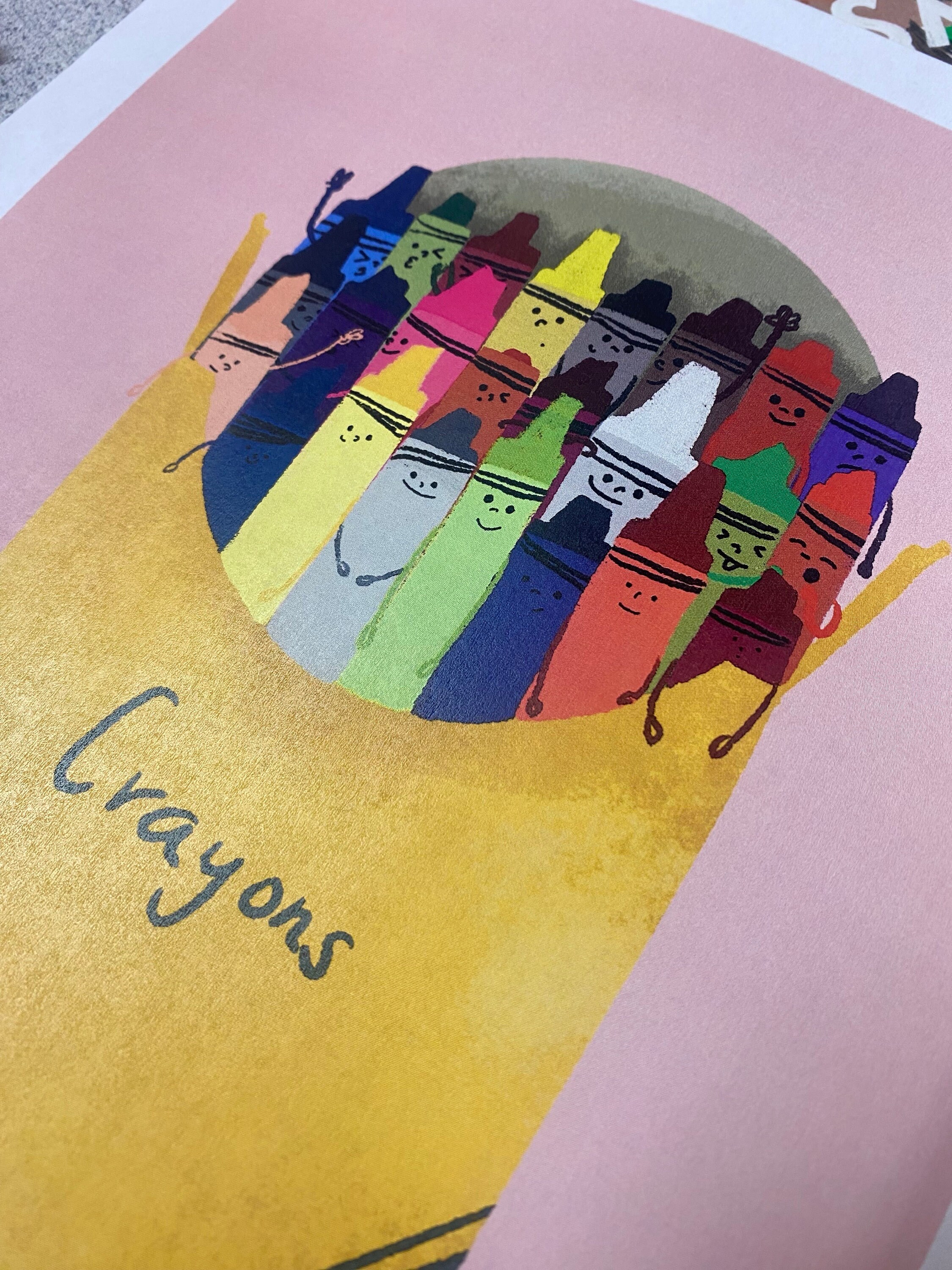 Crayola Art Print | Crayons Art Print | Digital Download | Craft Room ...