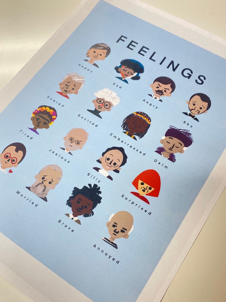 Artists and Feelings Poster | Craft Room Poster | Emotions Poster ...