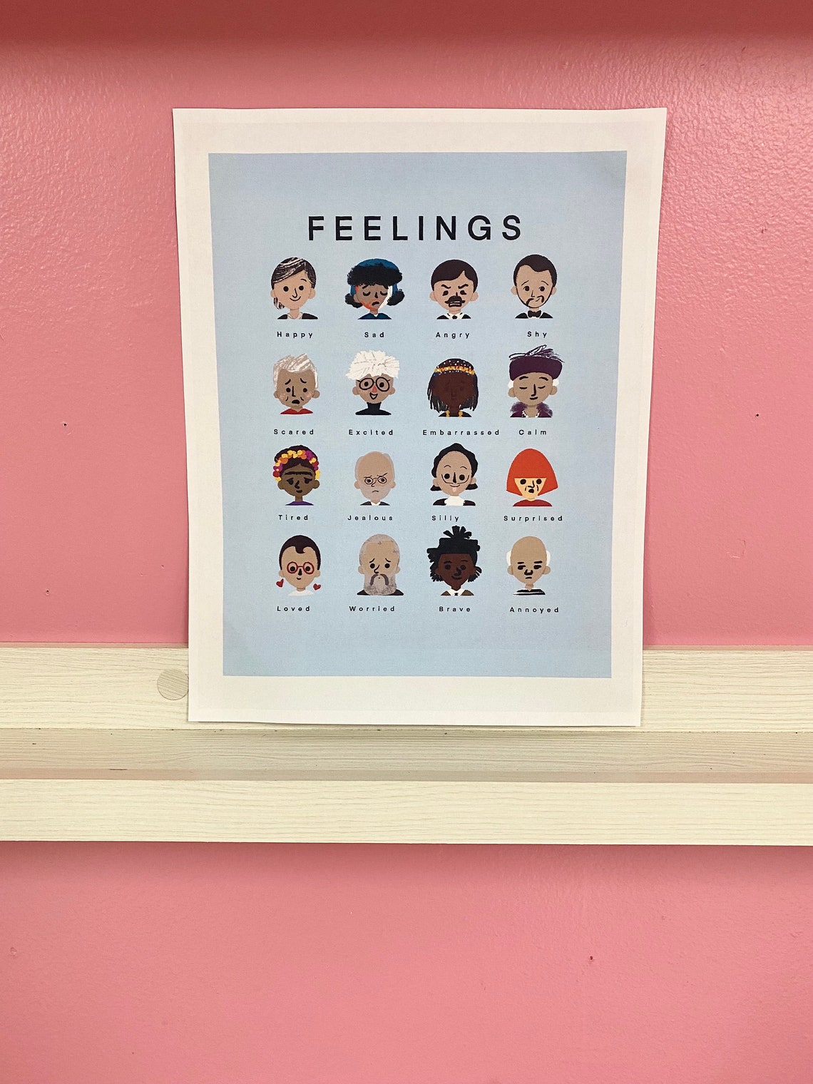 Artists and Feelings Poster | Craft Room Poster | Emotions Poster ...