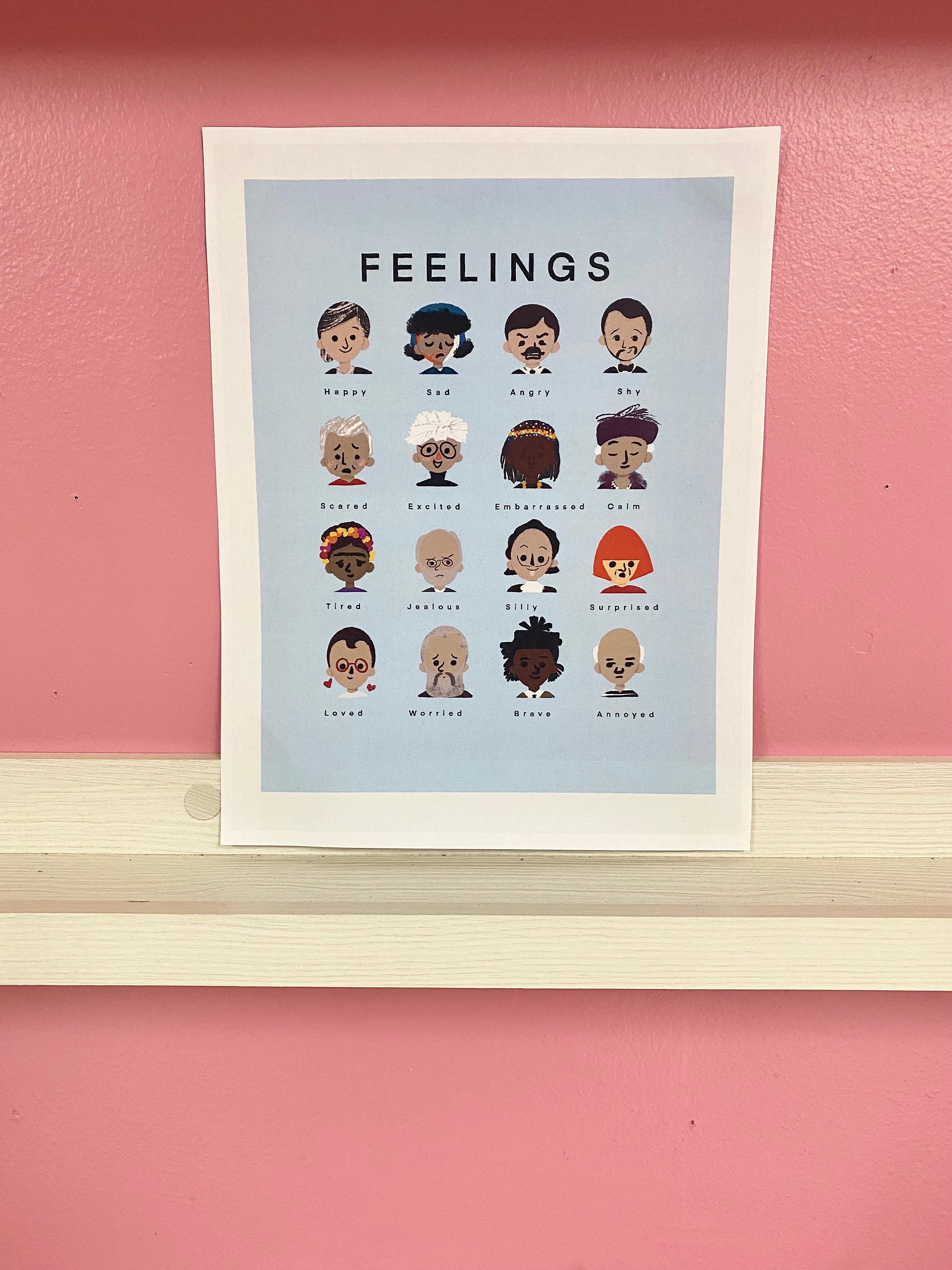 Artists and Feelings Poster | Craft Room Poster | Emotions Poster ...