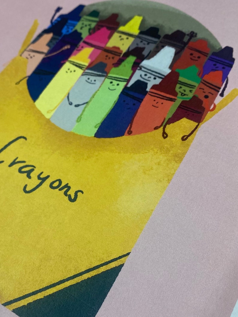 Crayola Art Print | Crayons Art Print | Digital Download | Craft Room ...